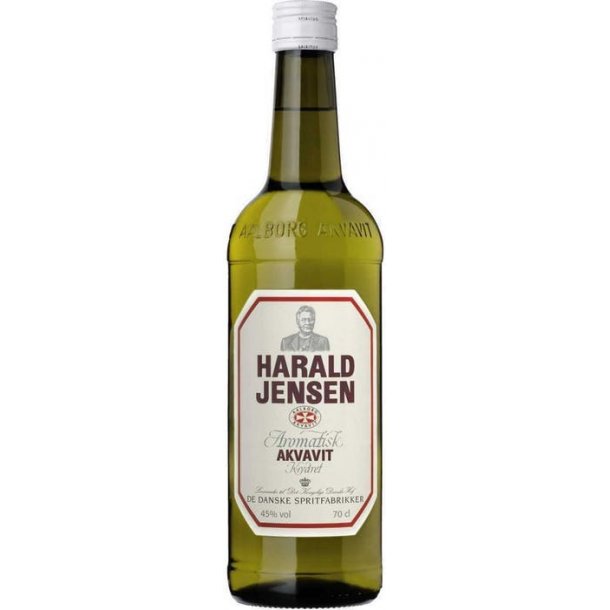 Harald Jensen Akvavit 70 cl. - 45% - DANSK SNAPS - VIN MED MERE .DK