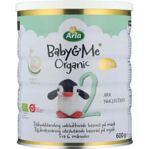 Arla babymad | Køb Baby & Me produkter fra Arla | Vinmedmere