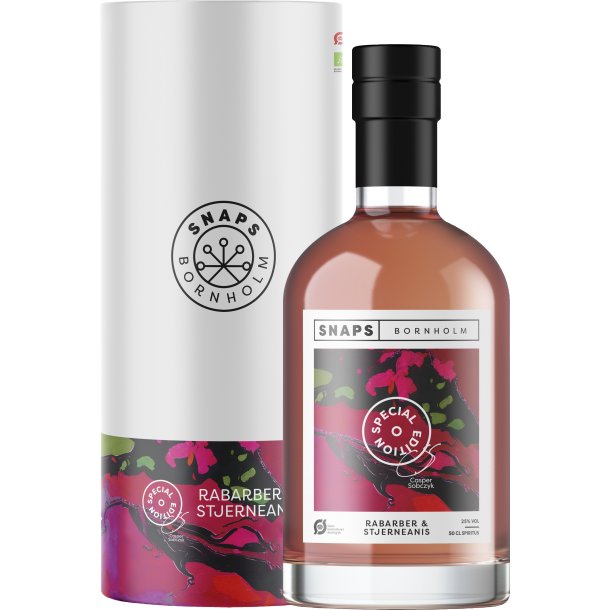 Snaps Bornholm Special Edition Rabarber & Stjerneanis i gaveæske Øko 50 ...