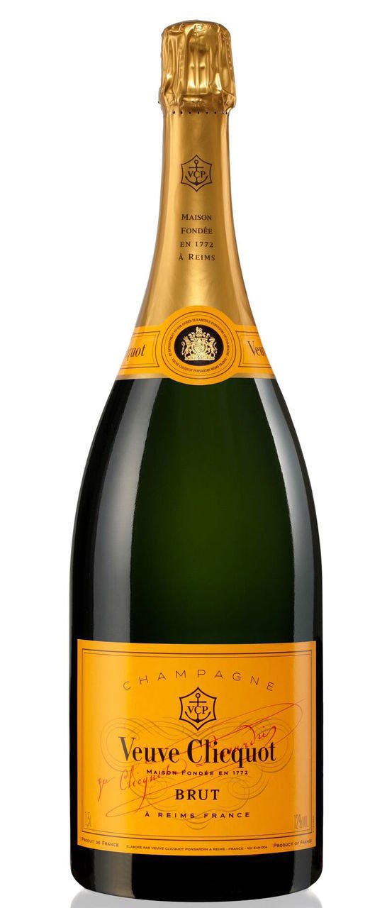 Veuve Clicquot Champagne Yellow Label Brut Magnum 150 cl. - 12% - VEUVE ...