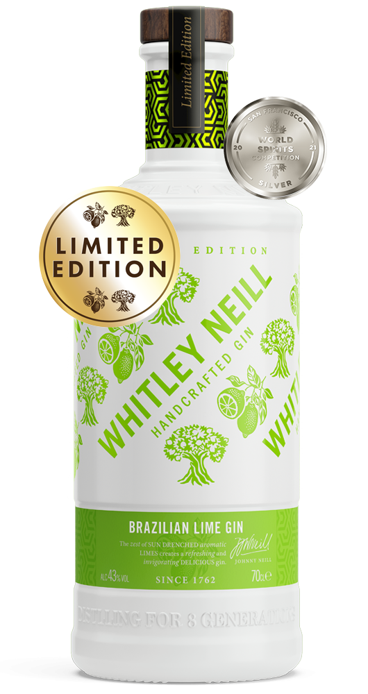 Whitley Neill Brazilian Lime Gin 70 cl. - 43% - GIN - VIN MED MERE .DK