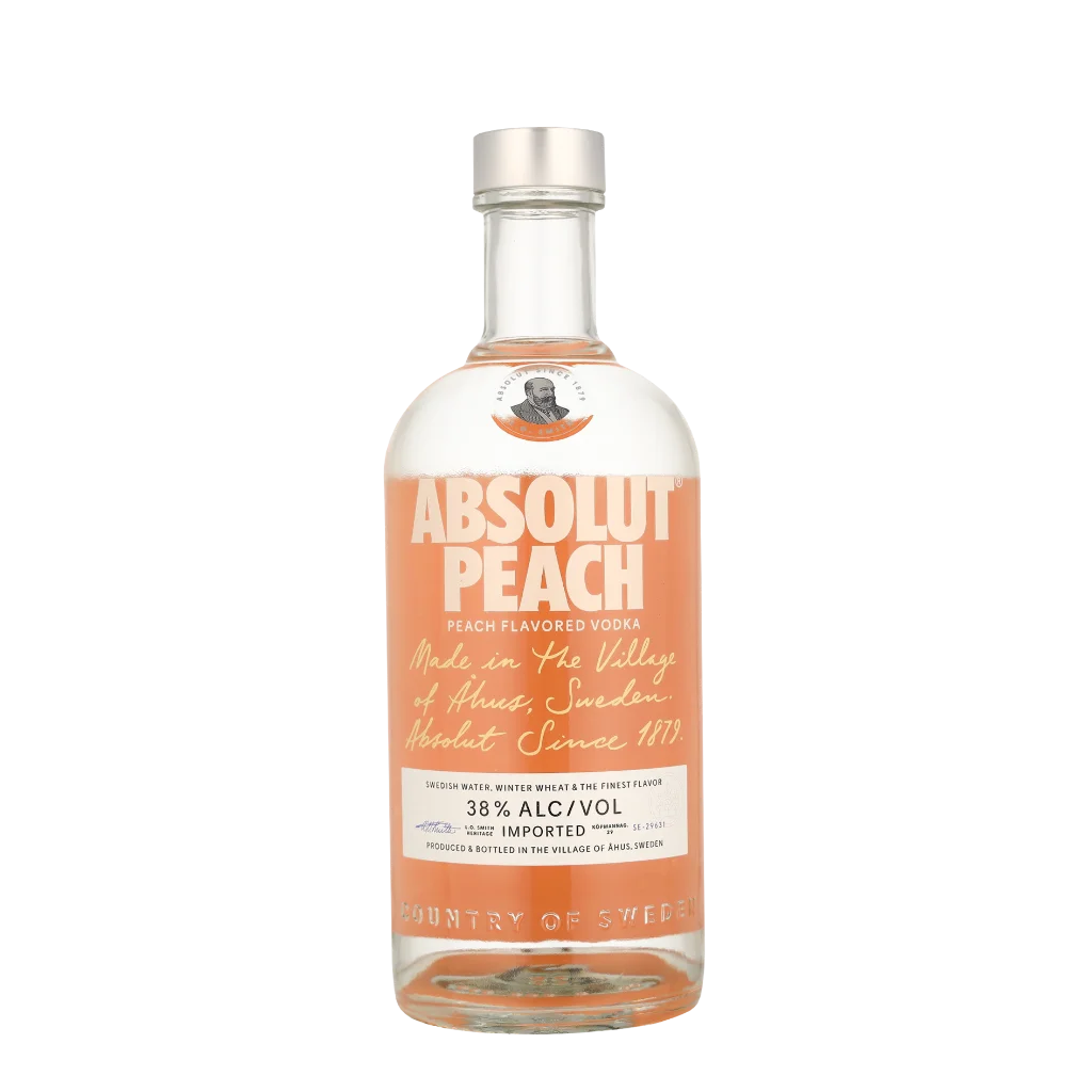Absolut Vodka Peach 70 cl. 38% - ALMINDELIG VODKA - VIN MED MERE .DK