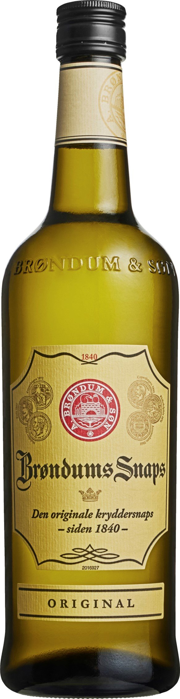 Brøndums Snaps Original 70 cl. - 40% - DANSK SNAPS - VIN MED MERE .DK