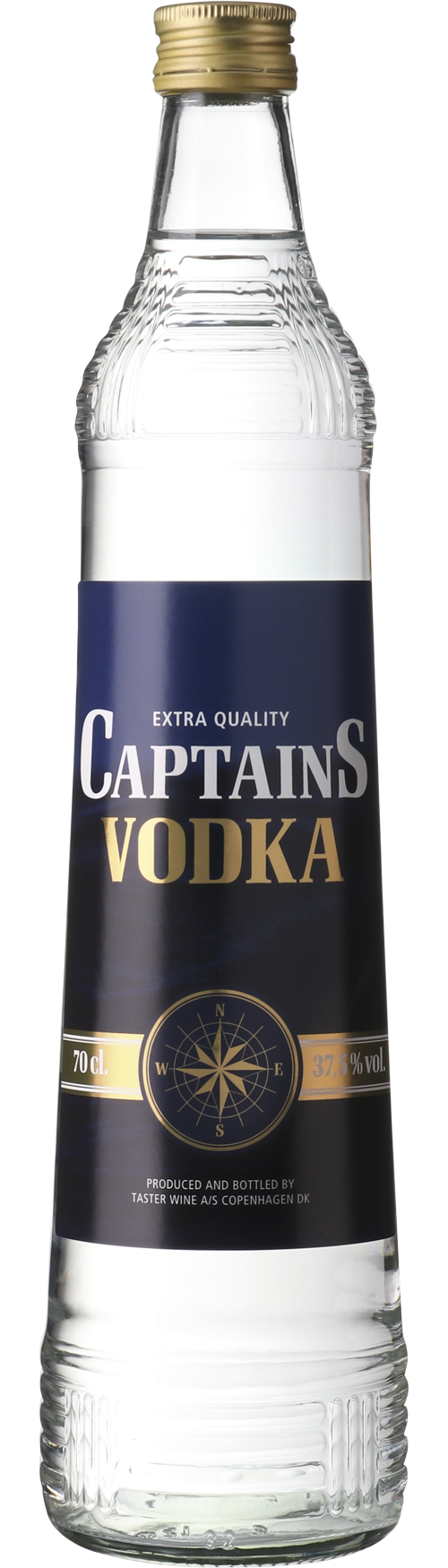 Captains Vodka 70 cl. - 37,5% - ALMINDELIG VODKA - VIN MED MERE .DK