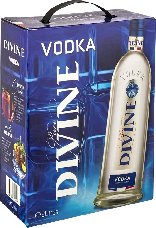 Divine Vodka 300 cl. BIB 37,5% - VODKA - VIN MED MERE .DK