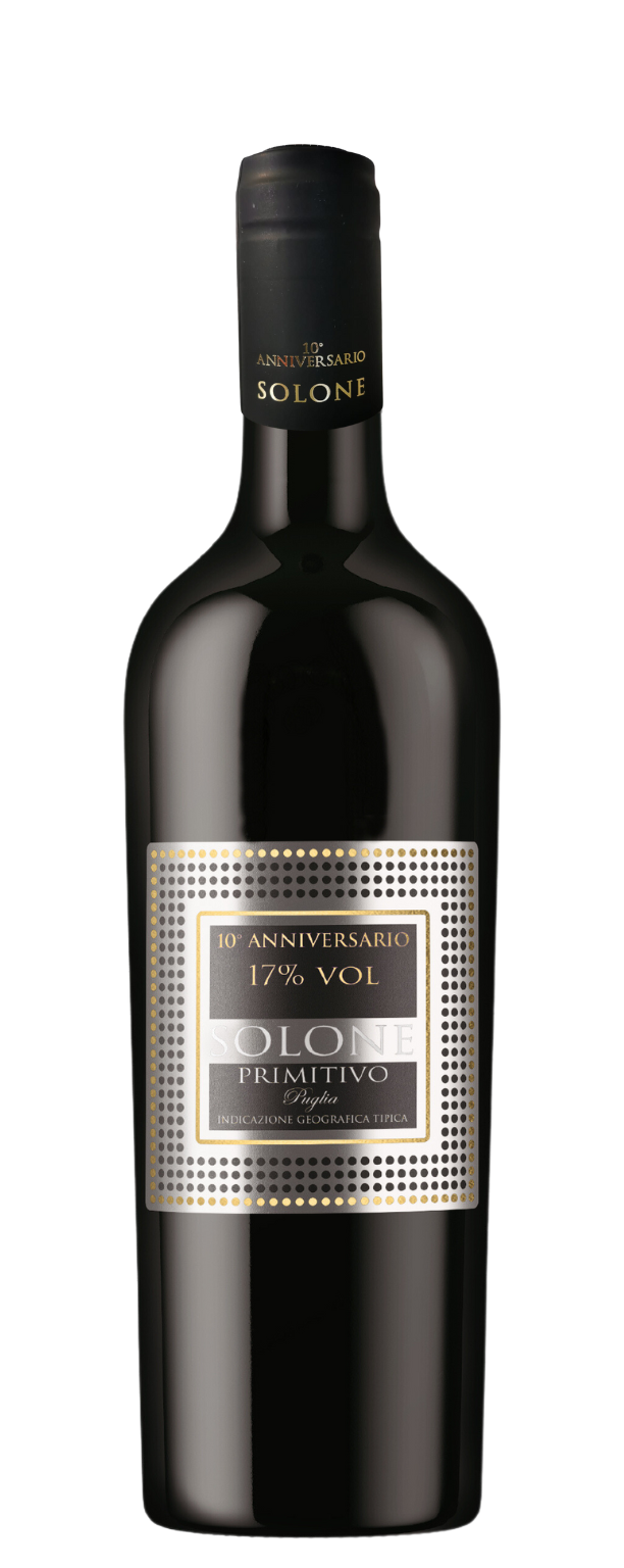 Primitivo Solone 10° ANNIVERSARIO Limited Edition 17% - ITALIENSK VIN ...